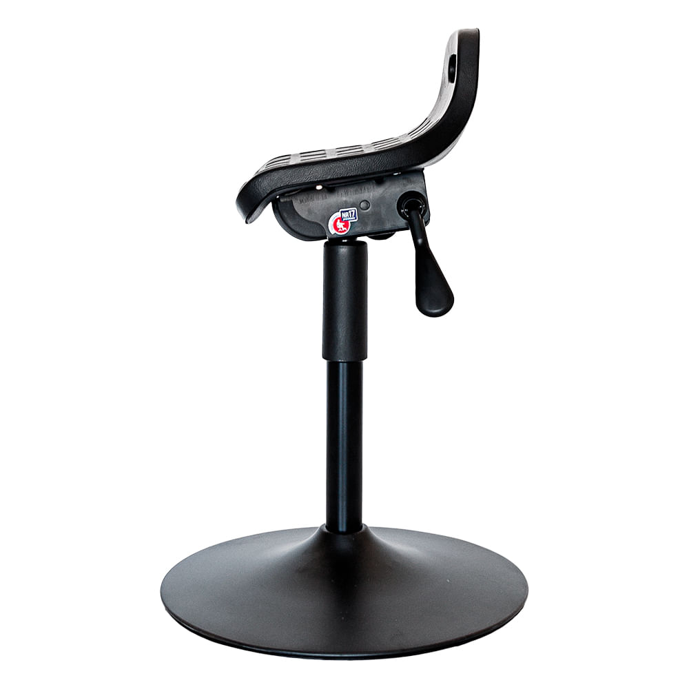 Banco ergonômico semisentado Prolabore. Linha LABORE. Base disco ...