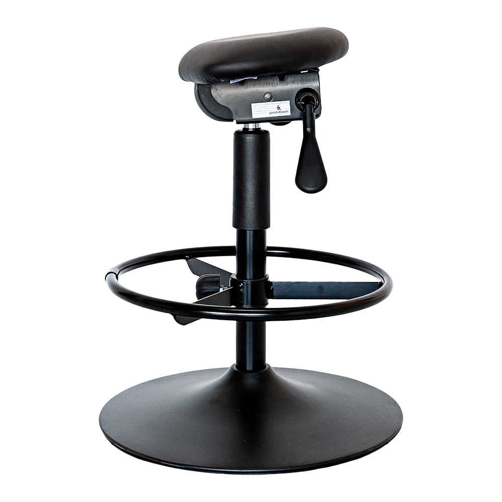 Banco ergonômico semisentado Prolabore. Linha ERGOWORK. Apoio para pés ...